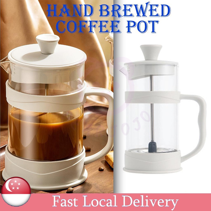 ️‍🔥Portable Manual French Presses Pot Coffee Maker Hand Filter Pot ...