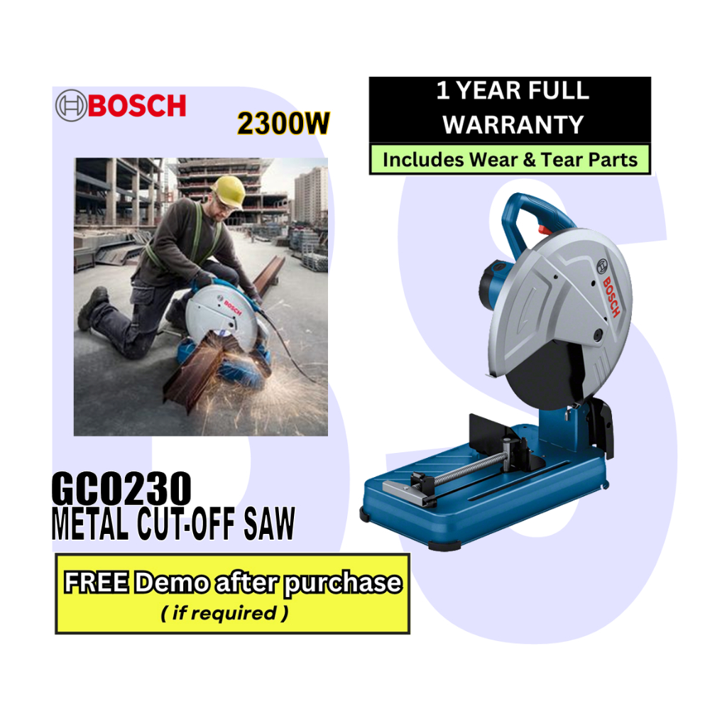 BANSOON BOSCH GCO 230 Cut Off Machine. 2300W. Cuts Steel. 355MM (14 ...