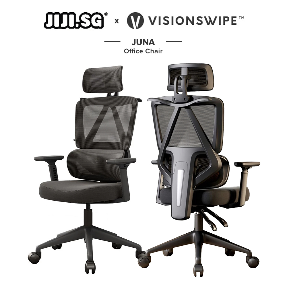 (JIJI.SG x VISIONSWIPE™) JUNA Office Chair - Office Chairs / Mesh ...