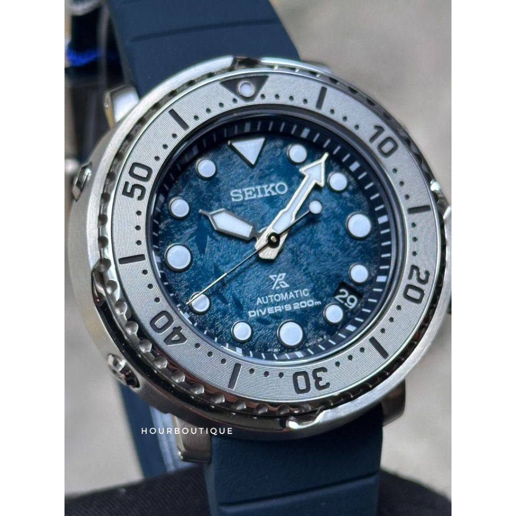 Brand New Seiko Prospex Mini Tuna Dolphin Dial Automatic Divers Watch ...