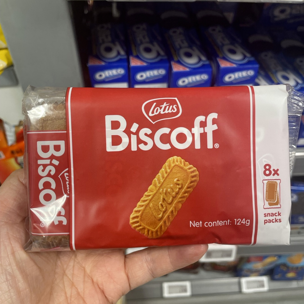 Lotus Biscoff Biscuit 124g (2ea*8 packs) | Shopee Singapore