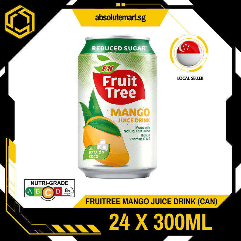 F&N FRUIT TREE Mango 300ML X 24 (CAN) | Shopee Singapore