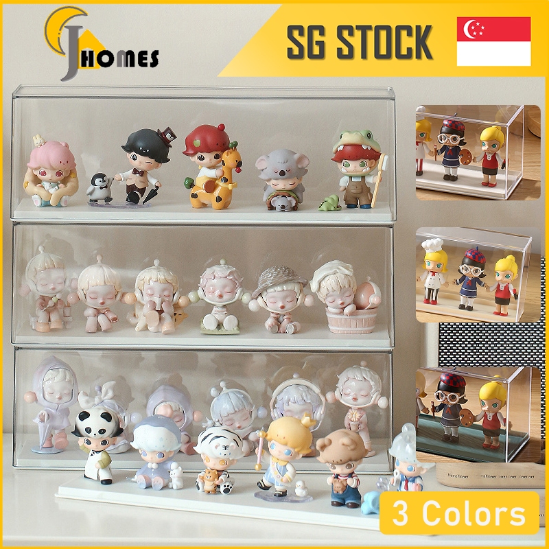 Transparent Labubu Display Box Acrylic Popmart Display Case Figurine ...
