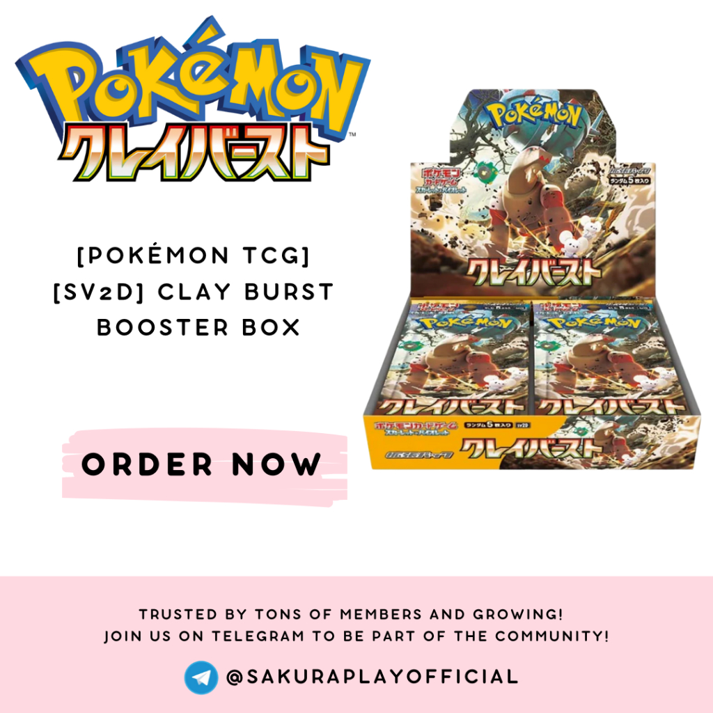 [Pokémon TCG] [SV2D] Clay Burst Booster Box (Without Shrink) | Shopee ...