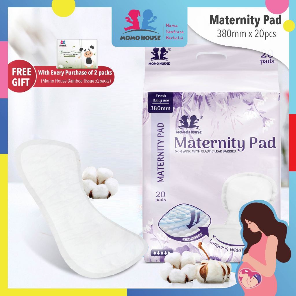 20pcs KASUMI Pad Maternity Pad Daily Fresh Wide & Comfortable (2 Pack ...