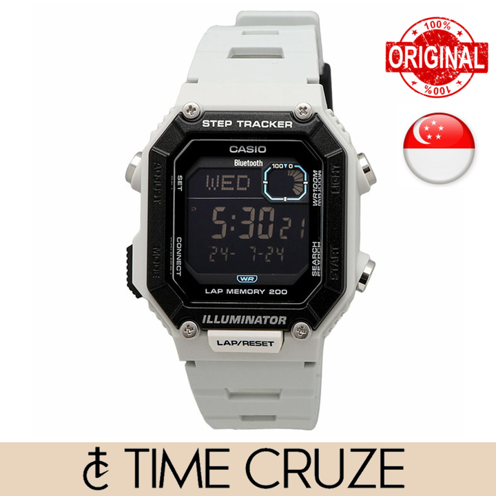 [Time Cruze] Casio WS-B1000 Step Tracker Bluetooth Sports Off White Men ...