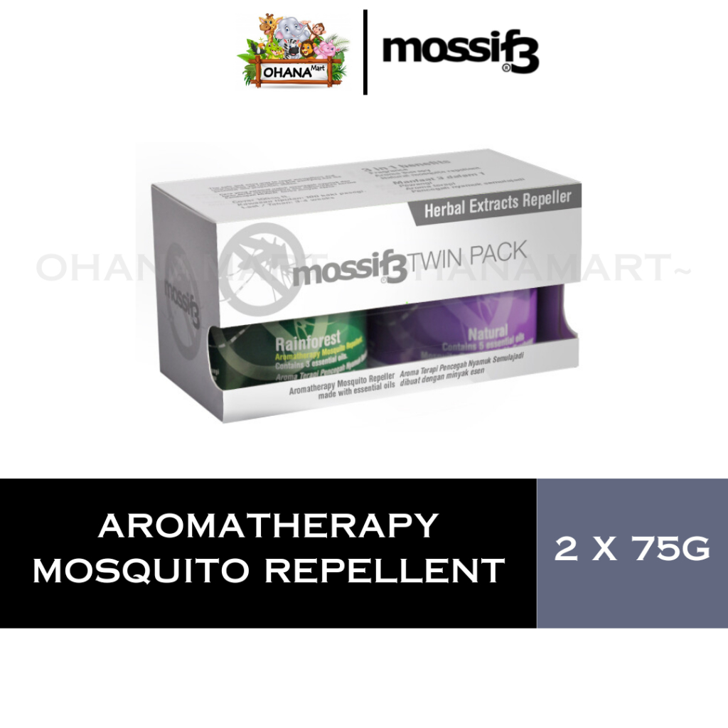 Mossif3 Non-toxic Mosquito Repellent/Aroma Freshener (2 Units/box ...