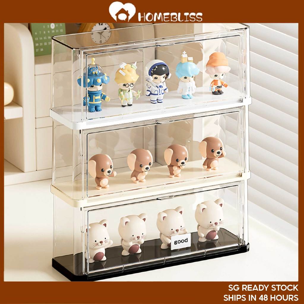 Popmart Display Rack Blind Box Storage Stackable Translarent Acrylic ...