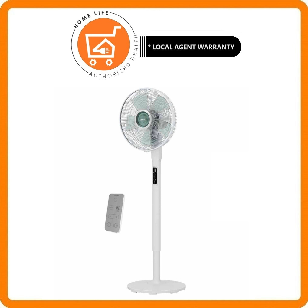Tefal VF5890 Turbo Silence Extreme+ Remote DC Stand Fan 16 Inch ...