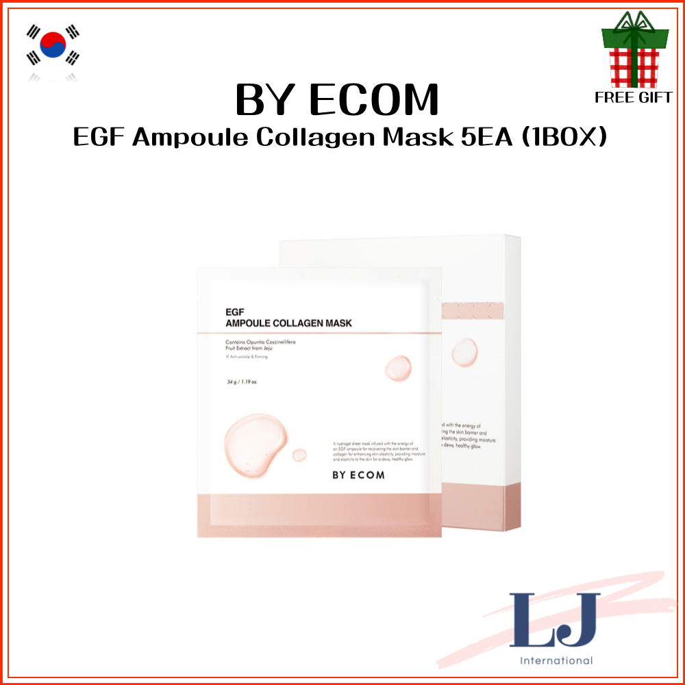BY ECOM EGF Ampoule Collagen Mask 5EA (1BOX) | Shopee Singapore