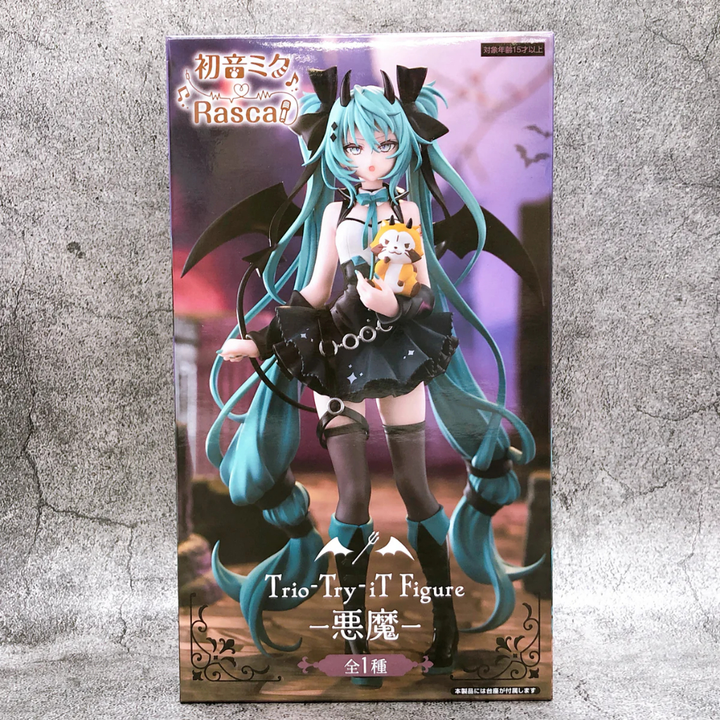 JAPAN IMPORT ANIME Hatsune Miku & Rascal Devil ver Trio-Try-iT Figure ...
