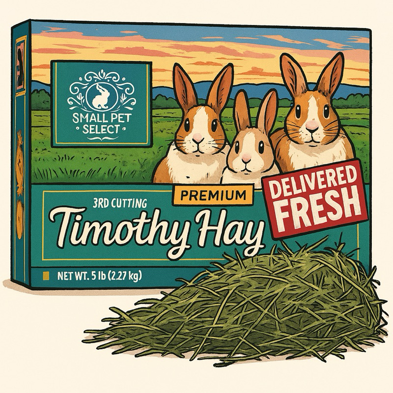 Small Pet Select SPS 3rd Third Cutting Timothy Hay (2lb/5lb/10lb ...