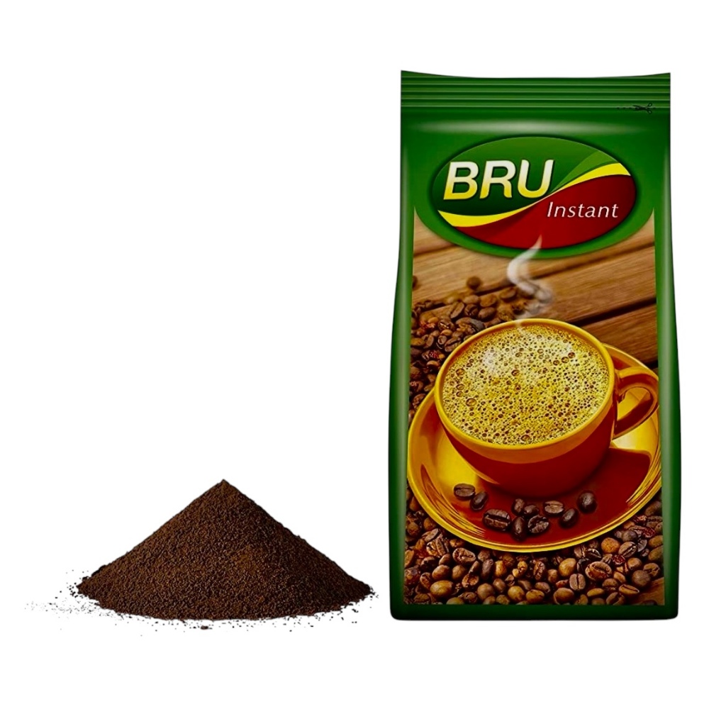 BRU Gold OR Instant Coffee – Flavored (Caramel / Hazelnut / Poly Pack ...
