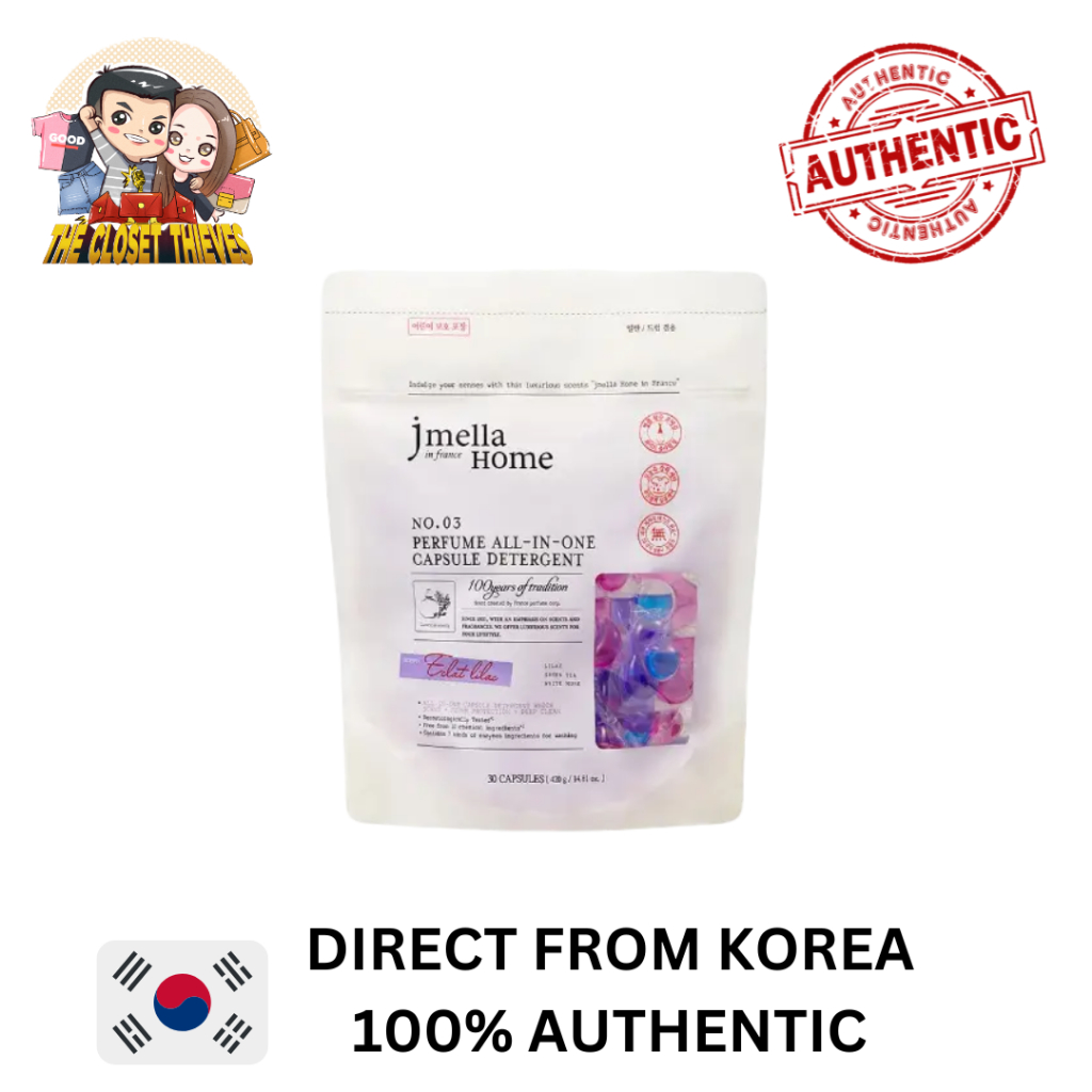 JMELLA HOME NO.03 PERFUME ALL-IN-ONE CAPSULE DETERGENT (30 CAPSULES ...