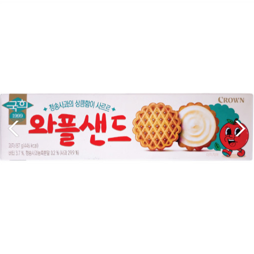 [Crown] Waflfle Sand 87g 크라운 와플샌드 | Shopee Singapore