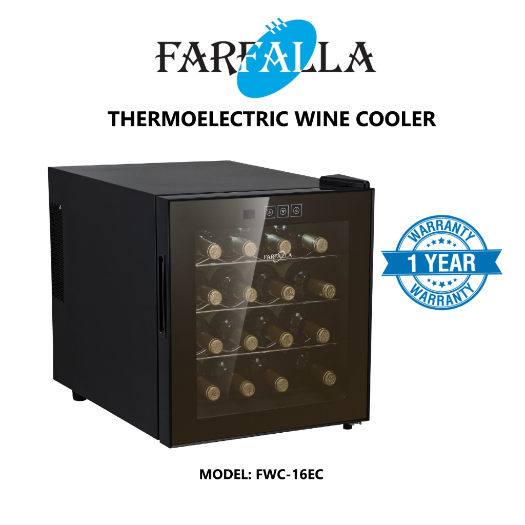 Farfalla FWC-16EC | 16 Bottle Wine Cooler | Thermoelectric | Single ...