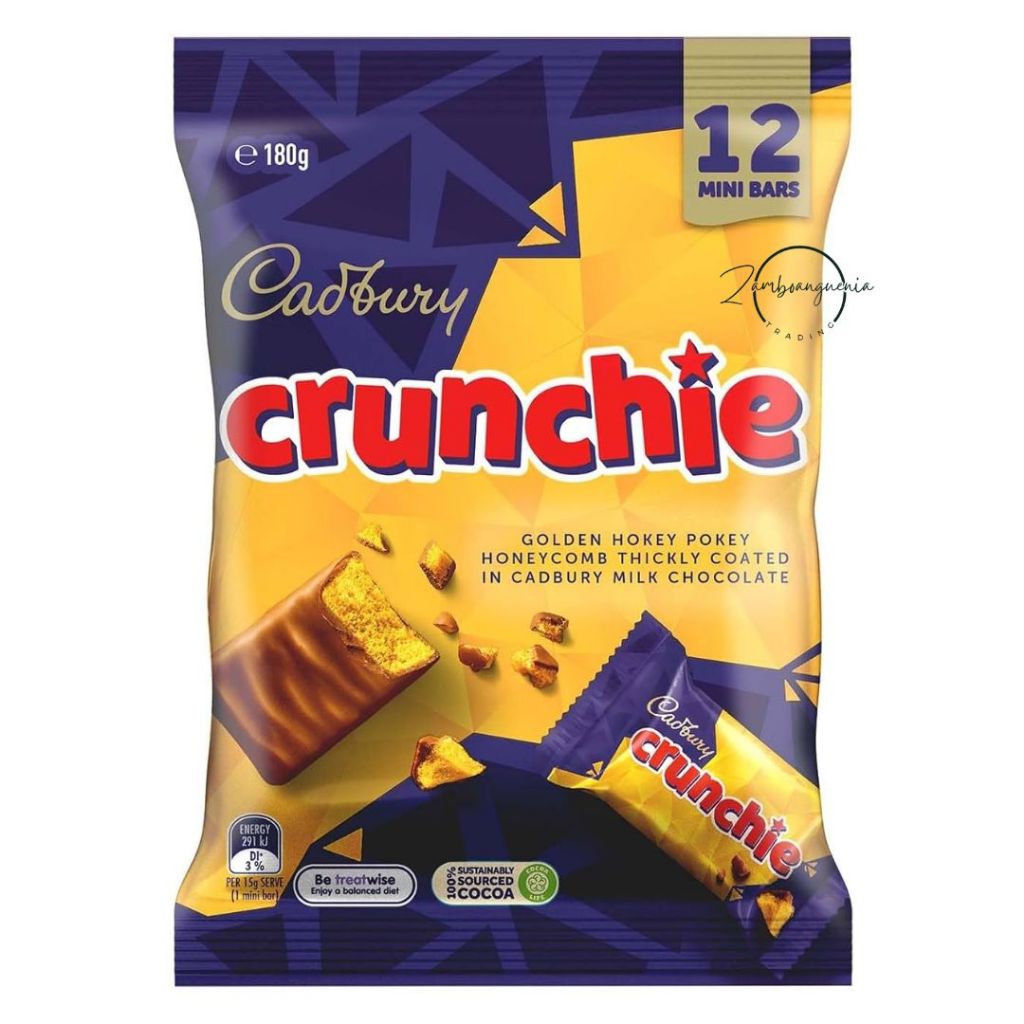 CADBURY CRUNCHIE Share Pack 12 Mini Bars (180g) [SG] | Shopee Singapore