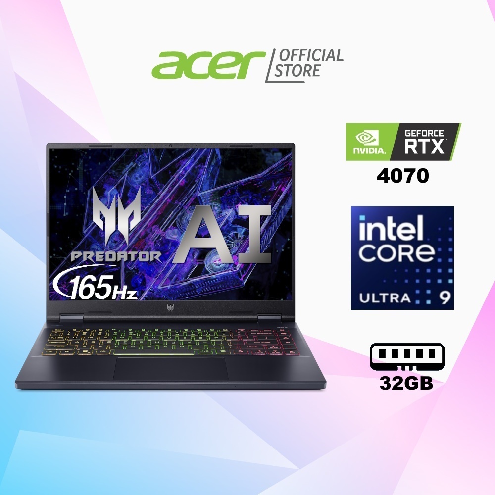[AI Gaming PC With NVIDIA RTX 4070 & Intel Core Ultra 9] Predator ...