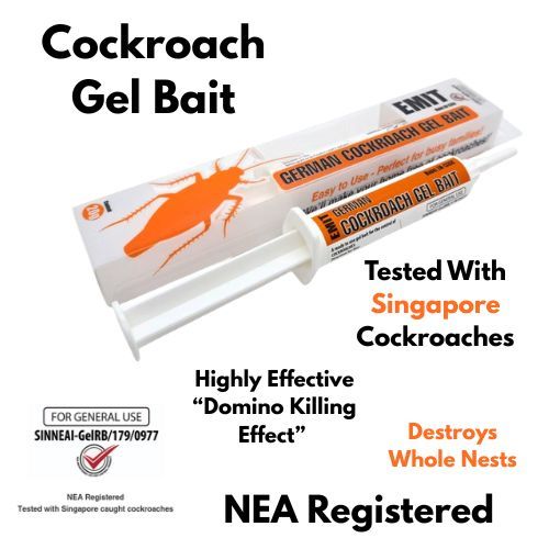 German Cockroach Gel 20g/syringe Cockroach Poison - NEA Approved ...