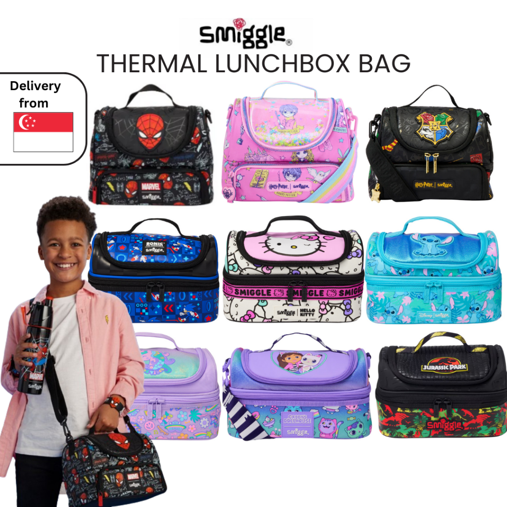 [Original] Smiggle Insulated Lunch Bag School Bento Bag Bento Box Bag ...