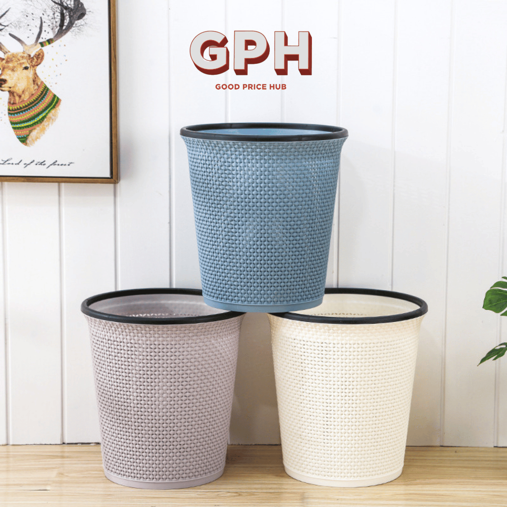 Open Top Round Waste Basket / Rubbish Bin / Multi-Purpose Dustbin ...