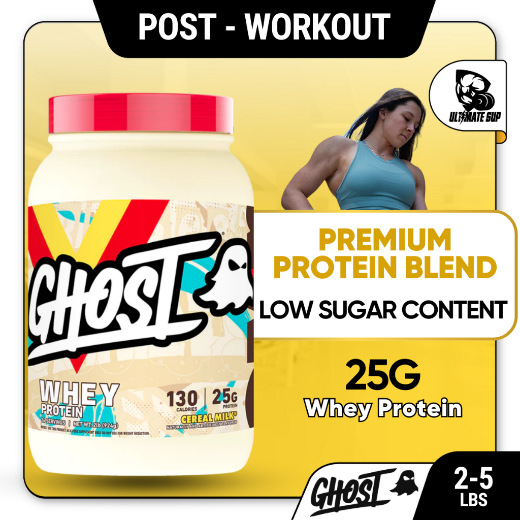 GHOST, Whey Protein Powder, Muscle Recovery, Various Flavors, 25g ...