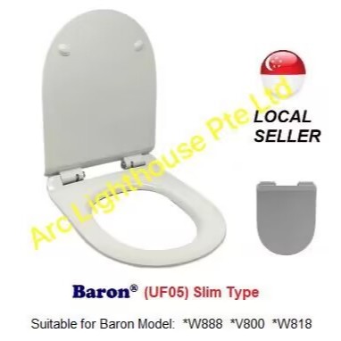 Baron Original Toilet Bowl Seat Cover/Baron WC Seat Cover (UF05-Slim ...
