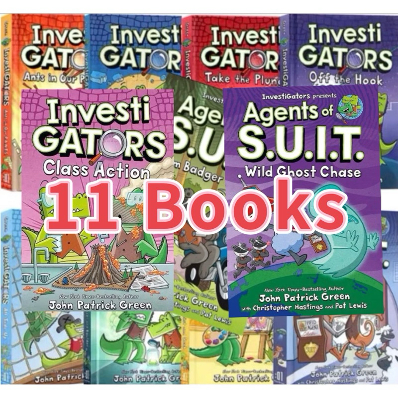 InvestiGators Set + Agents of S.U.I.T. (12 Books) | Shopee Singapore