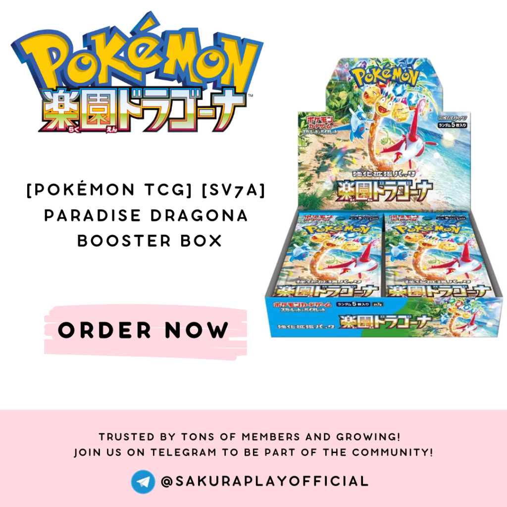 [Pokémon TCG] [SV7a] Paradise Dragona Booster Box (Without Shrink ...