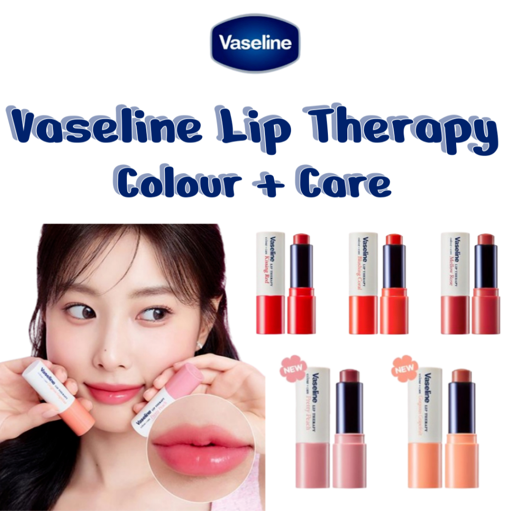 Vaseline Lip Therapy Colour & Care / Lipstick / Lip Balm / Lip Care ...