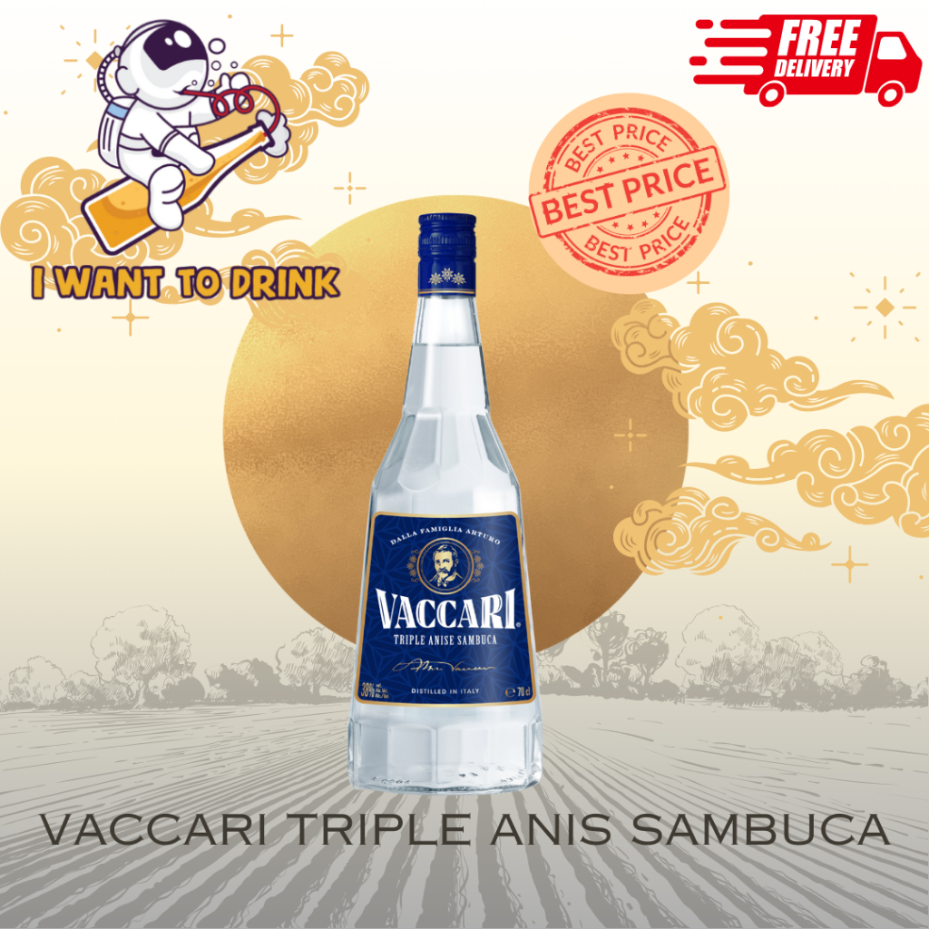 Vaccari Triple Anis Sambuca 700ml - Premium Liqueur – Smooth & Flavorful | Shopee Singapore