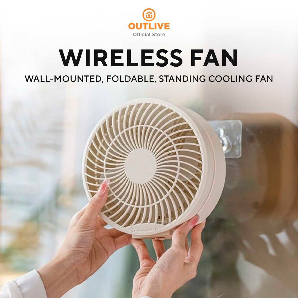 4000mah Desktop Foldable Standing Oscillate Swing Fan Remote Control ...