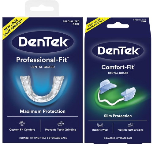 DenTek Mouth Guard for Nighttime Teeth Grinding Professional-Fit Dental Guard | Comfort-Fit ...