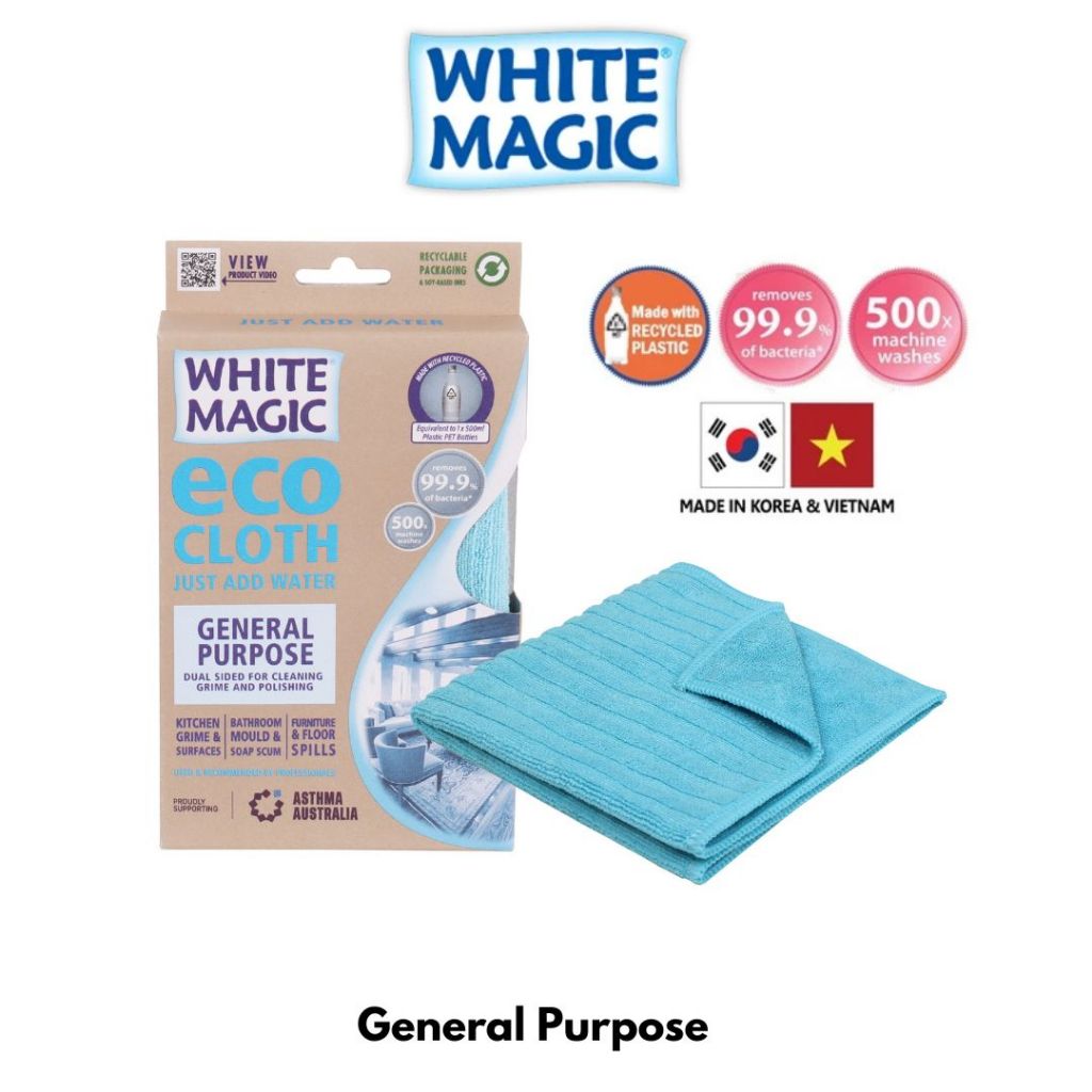 White Magic Eco Cloth MicroFiber General Purpose | Shopee Singapore