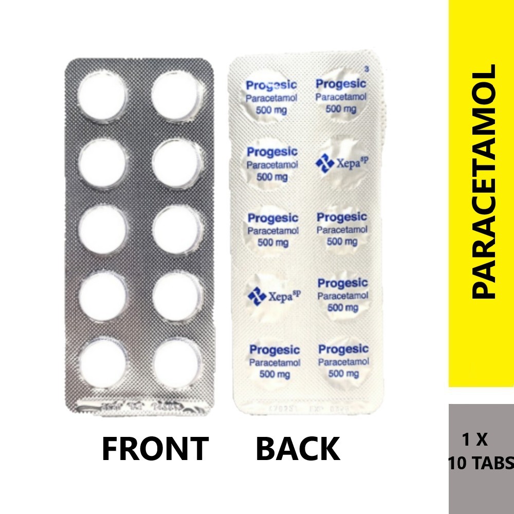 Progesic Paracetamol 500mg ( 50 Tablets / 100 Tablets / 200 Tablets ...