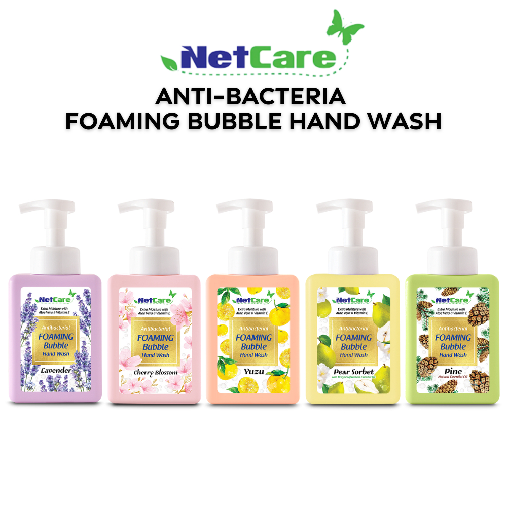 Netcare (12PCS) Antibacterial Foaming Bubble Hand Wash 500ml | Shopee Singapore