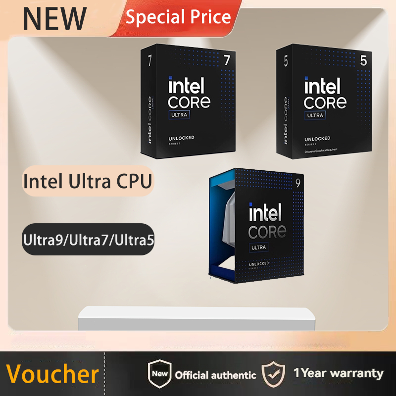 Intel Ultra7 265K / Core Ultra5 245K Ultra9 285K Intel Core Ultra processors (series 2) CPU ...