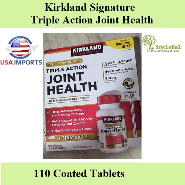 Triple Action Joint Health, 110 Coated Tablets.(exp:4/26) | Shopee ...