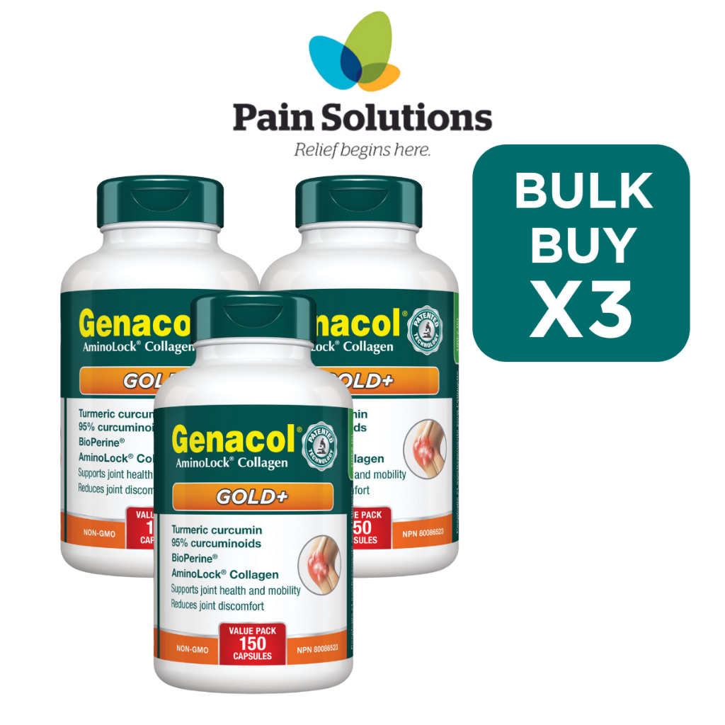 [Bundle of 3] Genacol Gold Plus 150 caps Joint Collagen Peptide ...