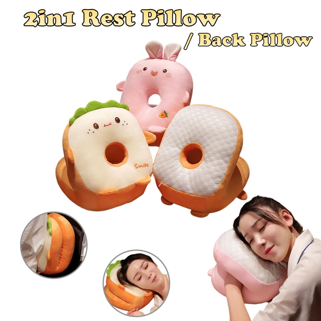 Multifunction Nap Pillow Office Back Rest and Sleeping Pillow Christmas ...