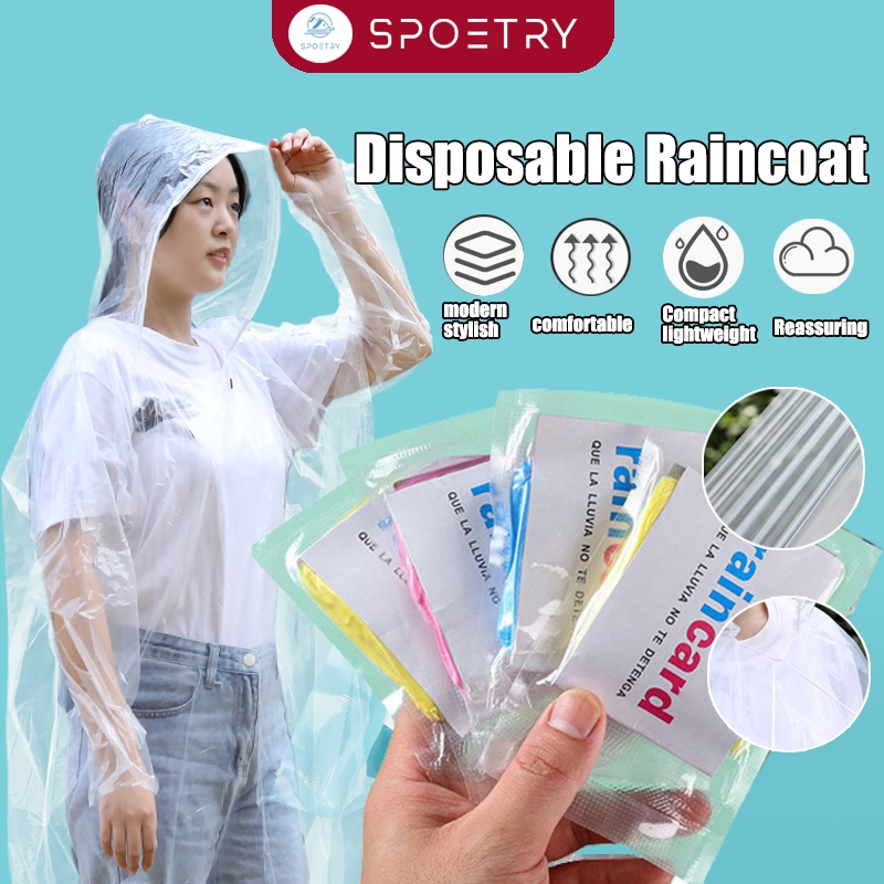 Disposable Waterproof Lightweight Raincoat Portable Raincoat Climbing ...