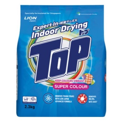 TOP POWDER DETERGENT INDOOR DRYING - SUPER COLOUR/ ANTI BACTERIAL ...