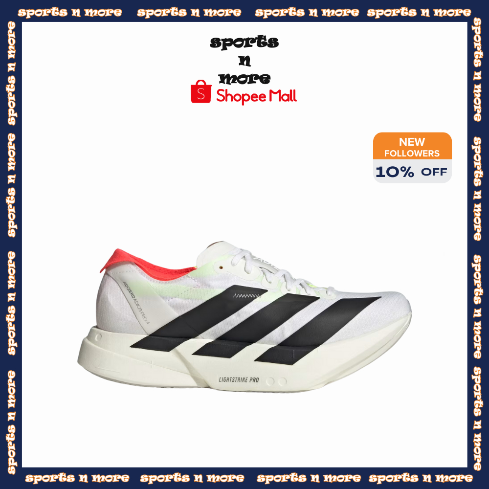 Adidas Adizero Adios Pro 4 Women-Running Shoes | Cloud White / Black ...