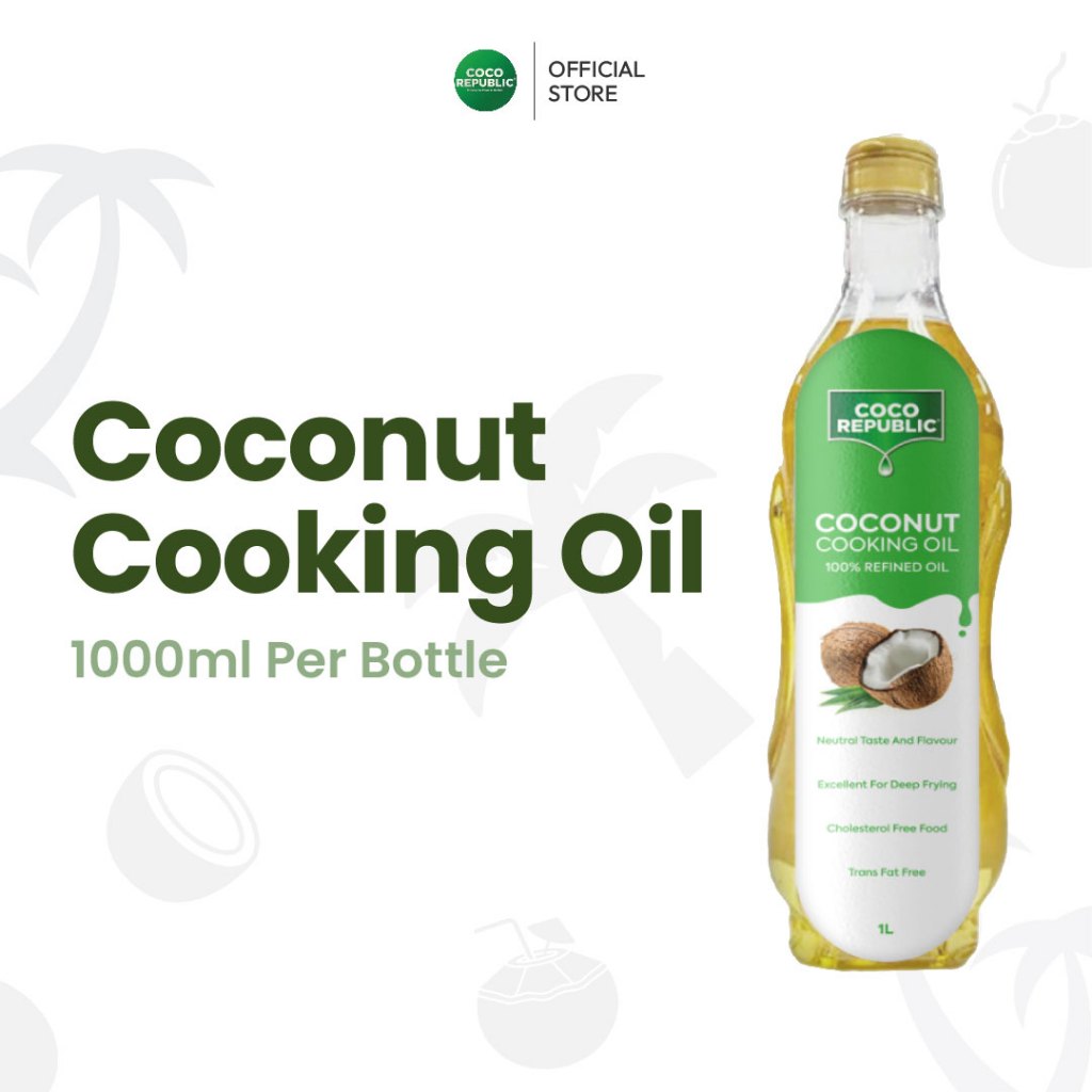 Coco Republic Coconut Cooking Oil (1Litre) | Shopee Singapore