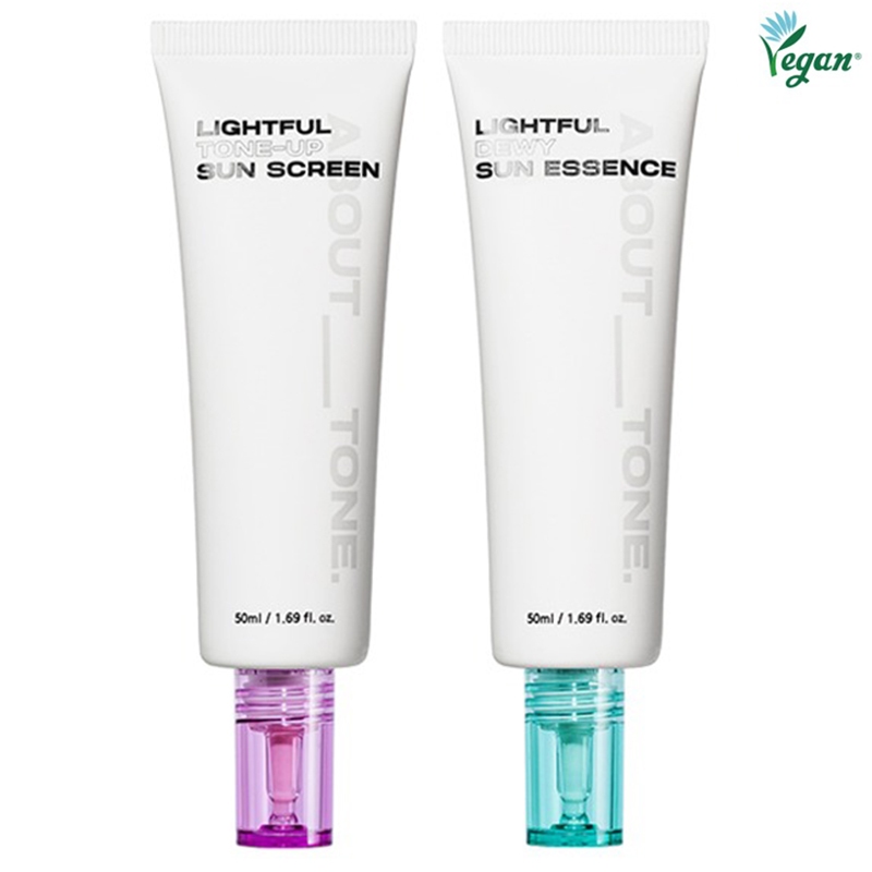 [ABOUT_TONE.] Lightful Tone-Up Sun Screen / Dewy Sun Essence SPF50+ PA ...
