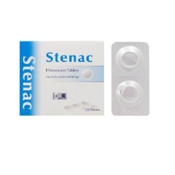 EXP 02/2026 Stenac 600mg Effervescent Tablets 30'S Fluimucil 600 For ...