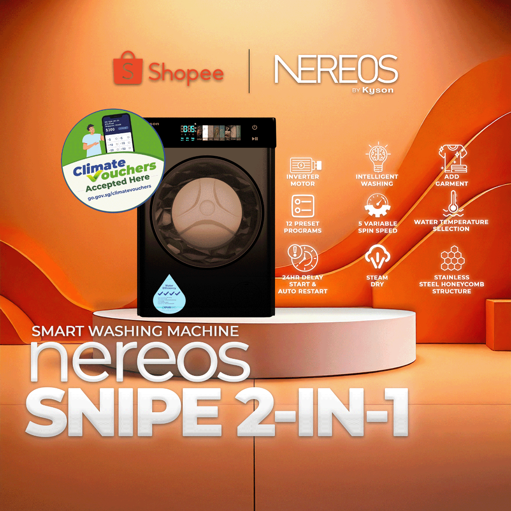 Nereos Snipe 2-in-1 Washing Machine and Dryer with Climate Voucher ...