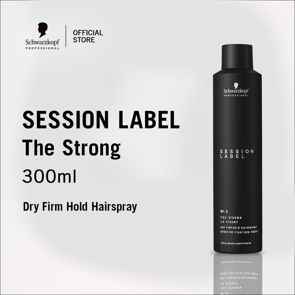 Schwarzkopf Professional Session Label The Strong Dry Firm Hold ...