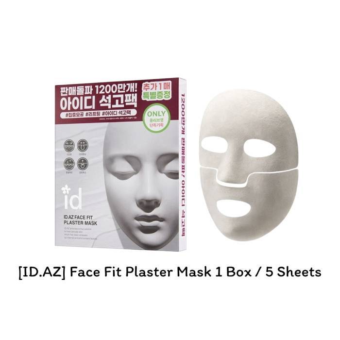 [idplacosmetic] Face Fit Plaster Mask 1 Box / 5 Sheets / K-BEAUTY ...