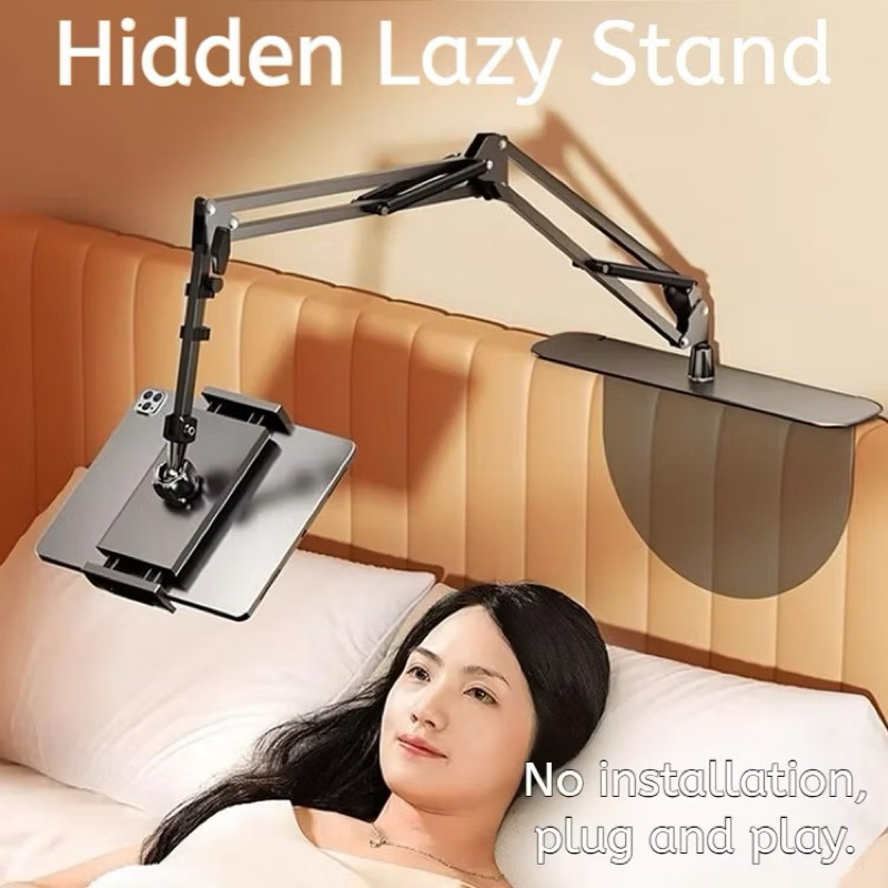 Hidden Lazy Phone Holder Desktop Binge-watching Bed Watching TV General ...